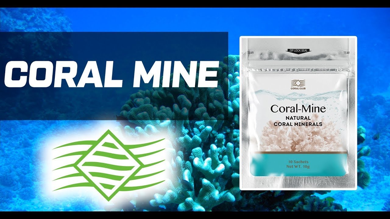 קורל מיין קורל קלציום סידן האלמוג Coral Mine Coral club - YouTube