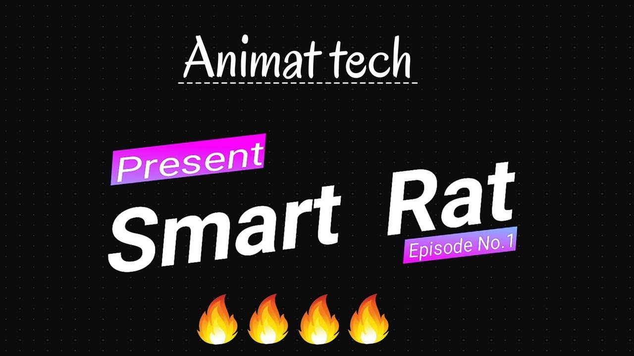 Smart Rat | Episode No.1 | Enjoy 🔥🔥 - YouTube
