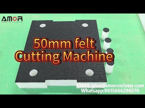 50MM Felt Cutting With Pneumatic Cutting Tool |Felt Cutting Machine ...