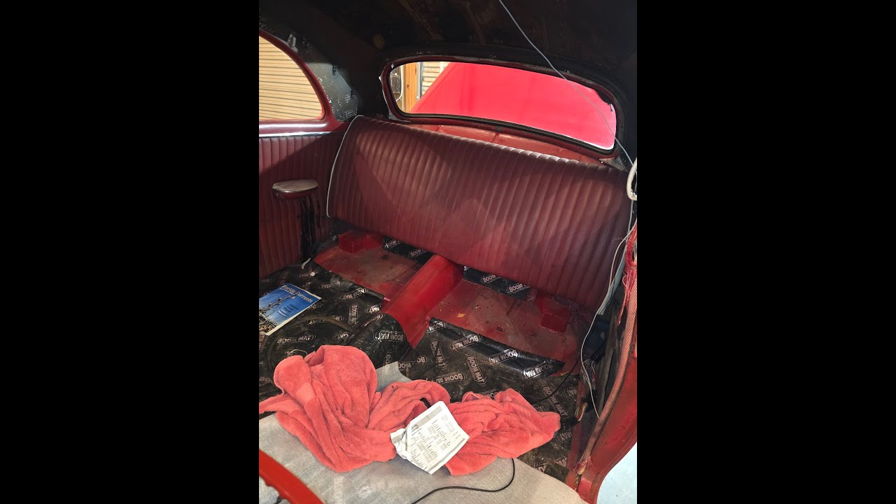 1949 Chevy Styleline Rear Seat Mods and BCM Location Planning - YouTube