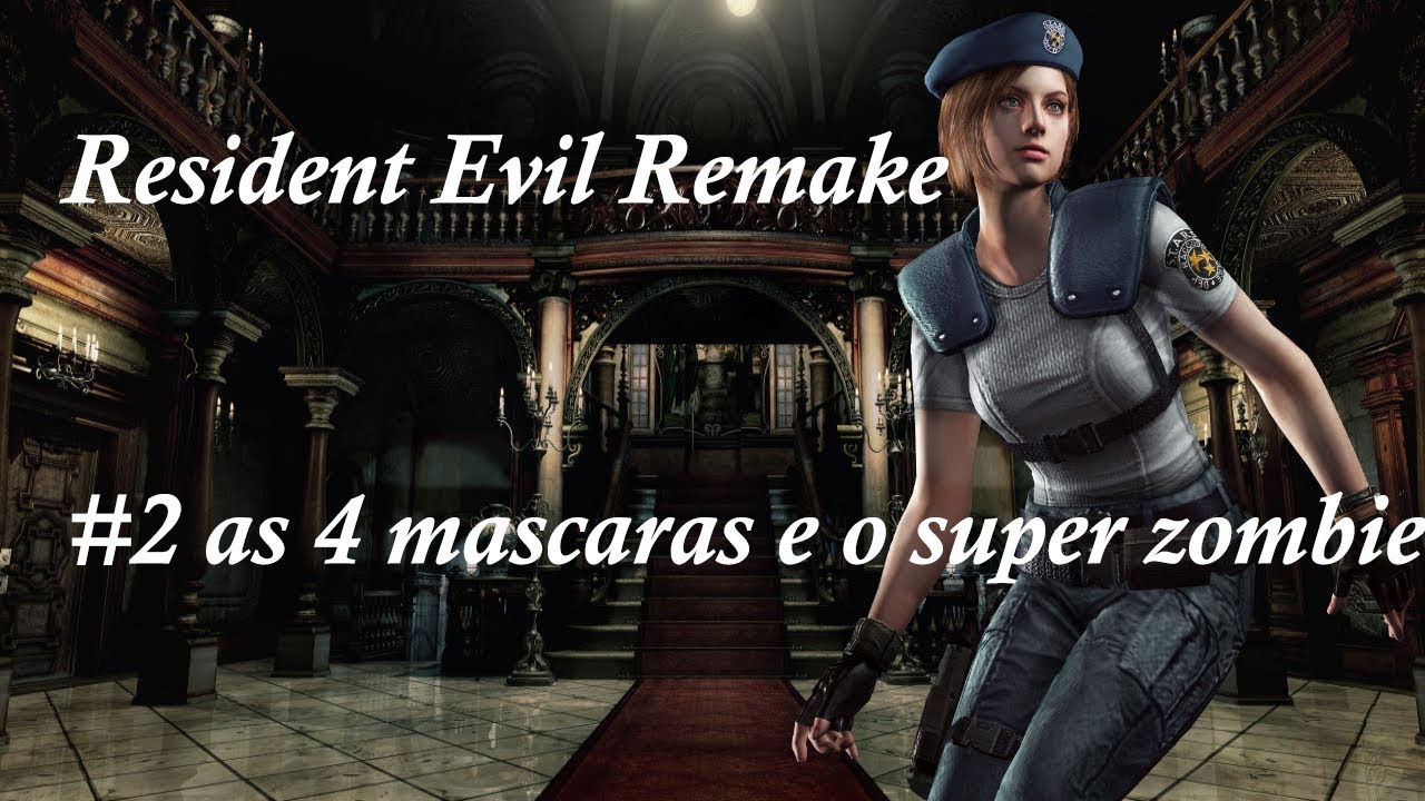 Resident Evil Remake #2 as 4 mascaras e o super zombie - YouTube