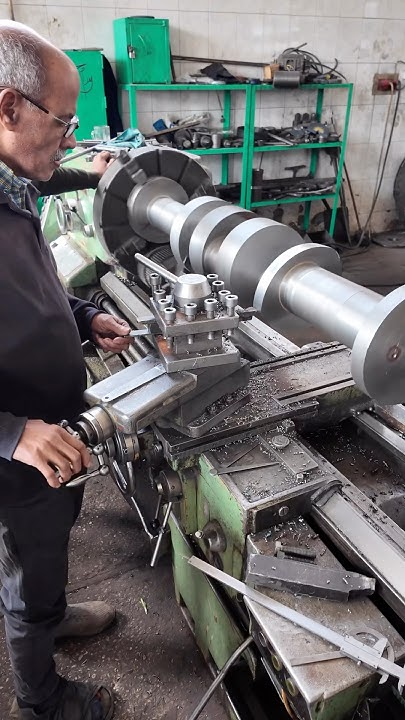 Crankshaft manufacturing process 🔥🏭 All machining services available in our factory 🇪🇬⚙️ - YouTube