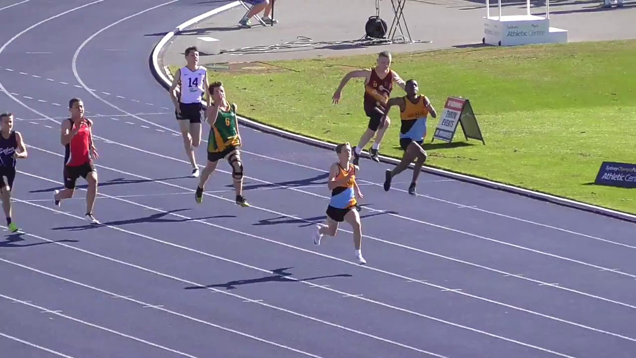 NSW PSSA Athletics State, Lachlan Wood, U12B 200m Final, 24.69, 19/10 ...