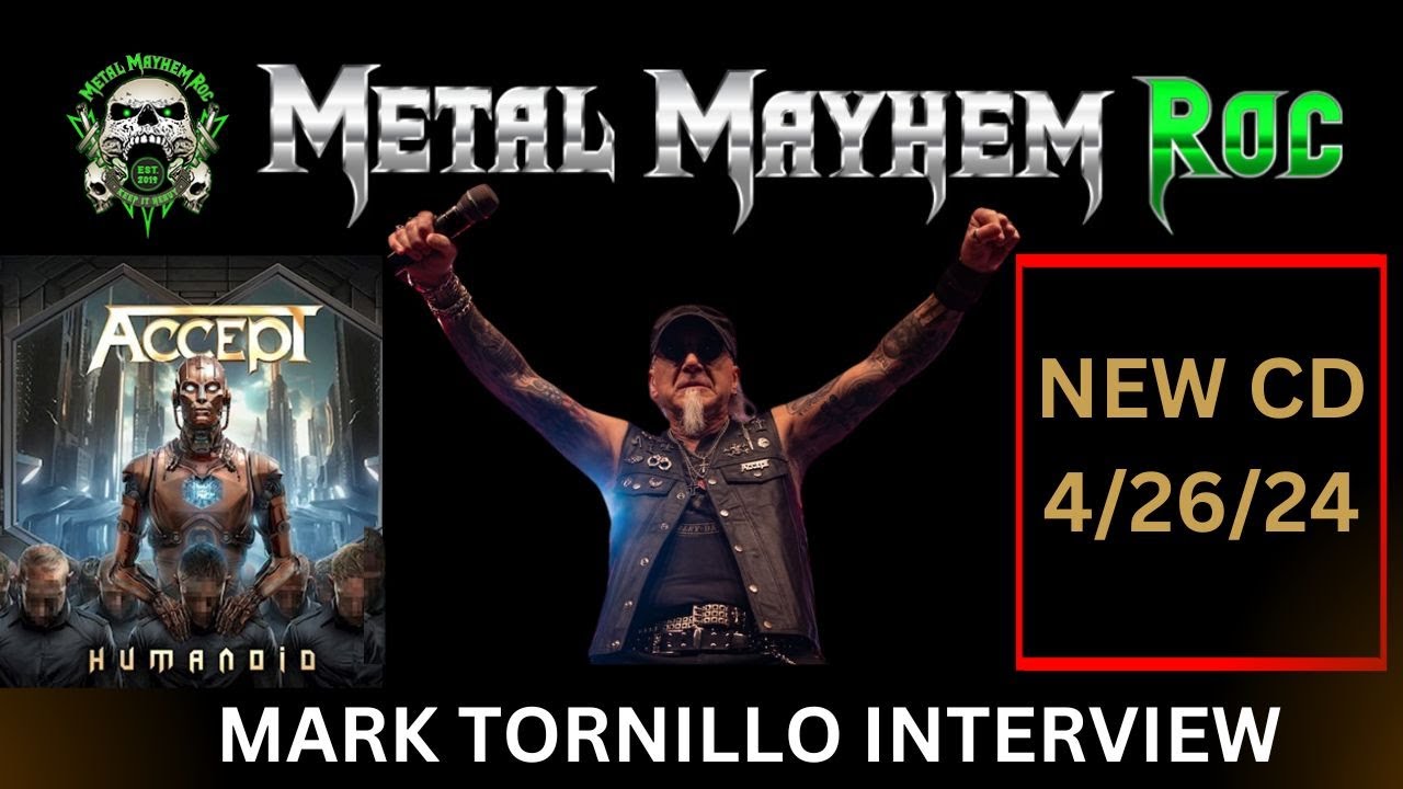 ACCEPT: Mark Tornillo (vocalist) discusses new Humanoid CD, '24 tour ...