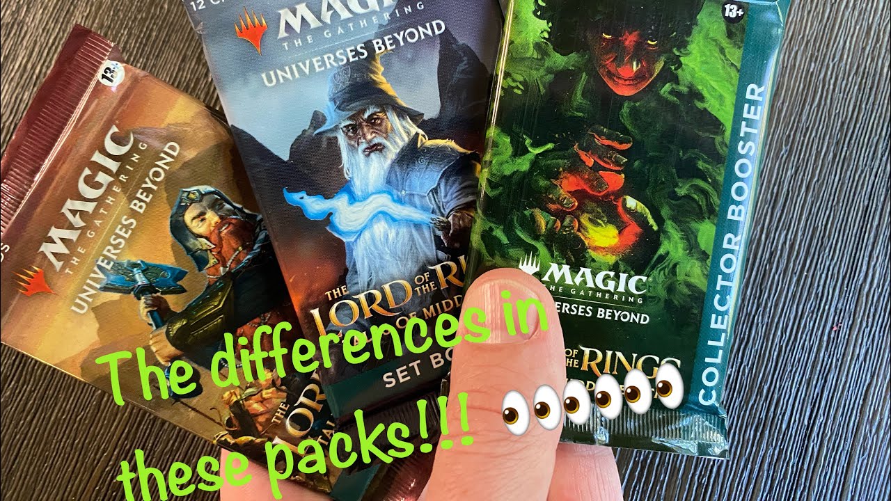 MTG - collector pack opening lotr - YouTube