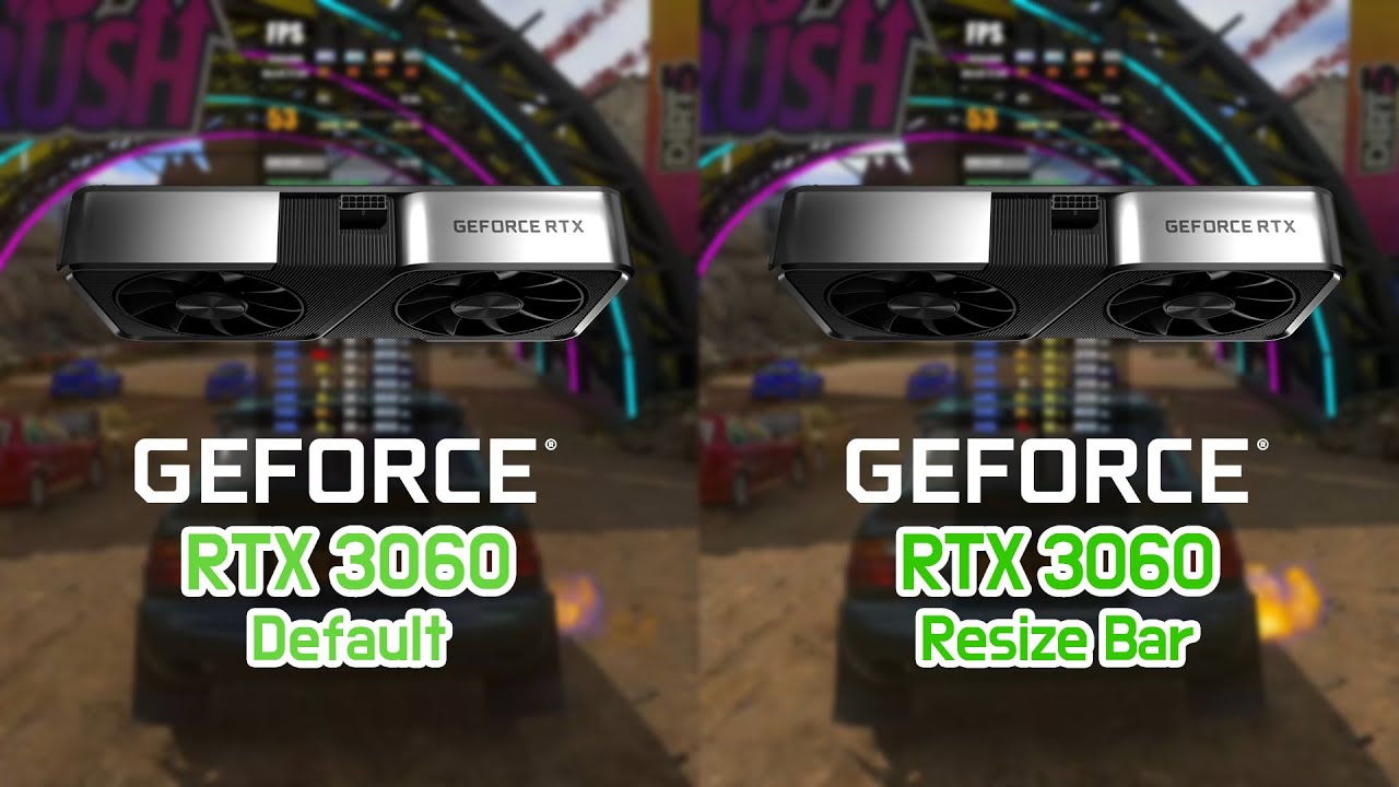 Geforce RTX 3060 Resize Bar On/Off with RYZEN 5 5600X (7 Games / FHD ...