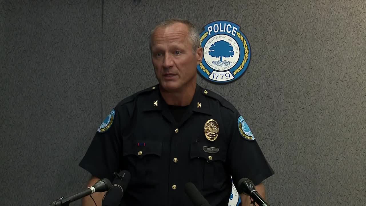 Etown police give update on deadly shooting outside courthouse - YouTube