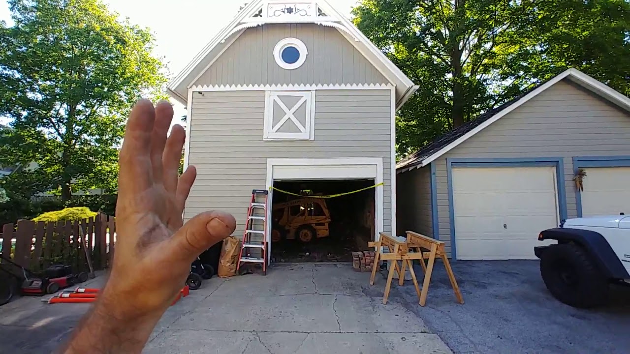Leaning Barn Foundation Conversion Episode 3 | Lifting - YouTube