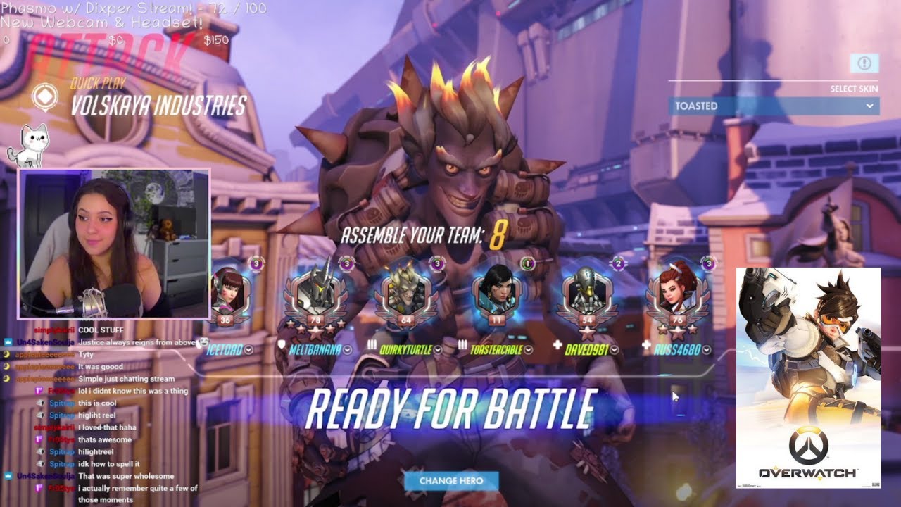 Dave hexed Toaster | Overwatch Livestream - YouTube