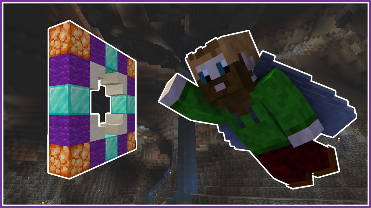 I made an ELYTRA COURSE in the Minecraft 1.18 Caves!!! - YouTube