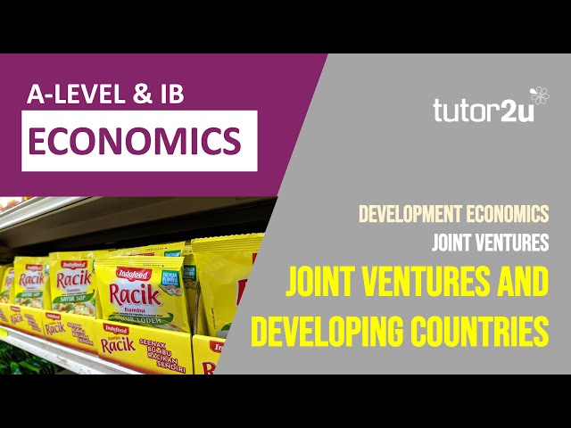 Joint Ventures Tutor2u