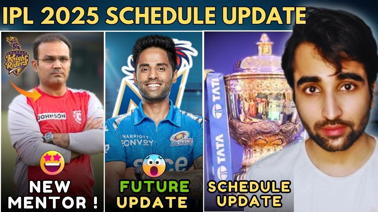 IPL 2025 News: Mega Auction and Schedule Update😲Virender Sehwag New ...
