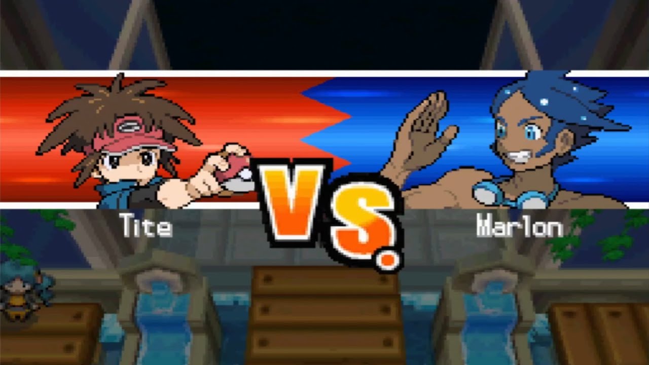 Pokemon Pitch Black 2 Hard Mode - vs Gym Leader Marlon - YouTube