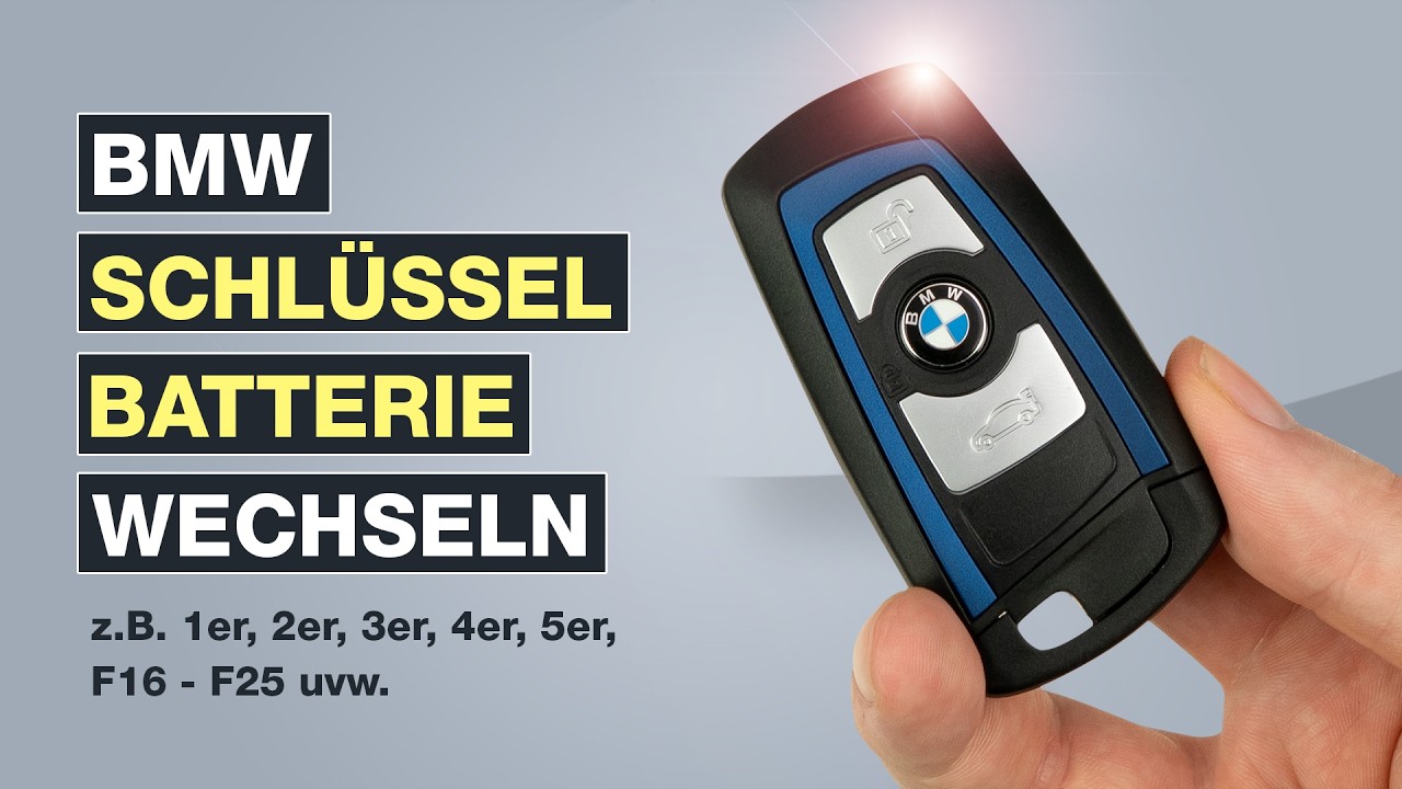 1er Bmw Schlussel Batterie Wechseln