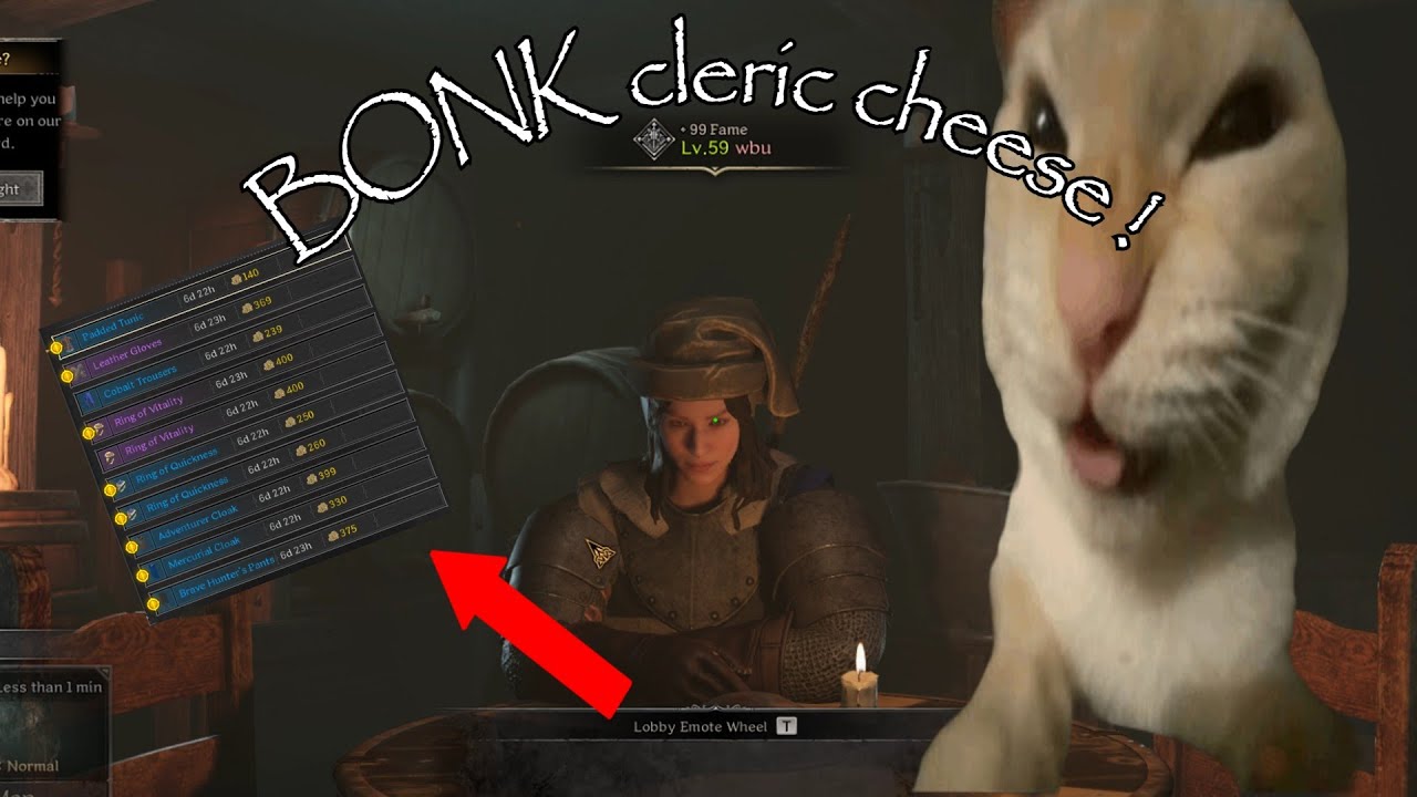 BONK CLERIC IS THE ONLY WAY TO PLAY - YouTube