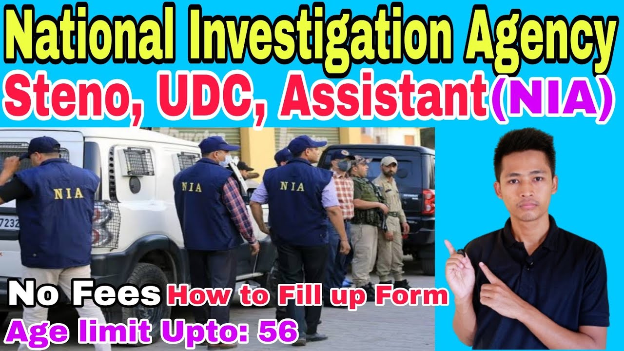 NIA National Investigation Agency New vacancy 2024. NIA Steno, UDC ...