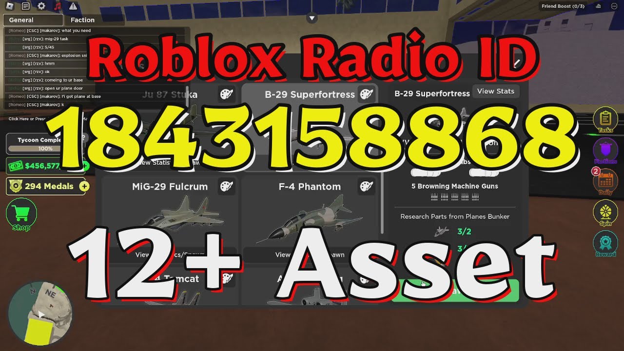 Asset Roblox Radio Codes/IDs - YouTube
