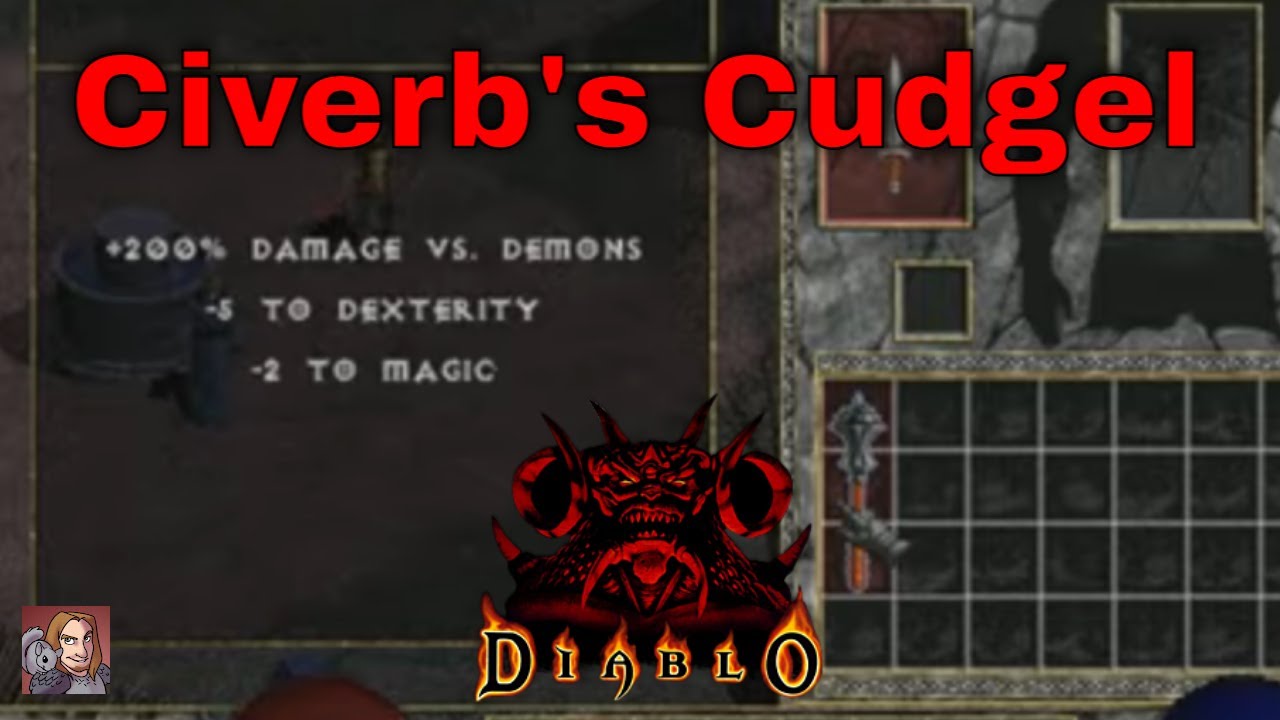 Diablo 1 Unique Items (Civerb's Cudgel) - YouTube
