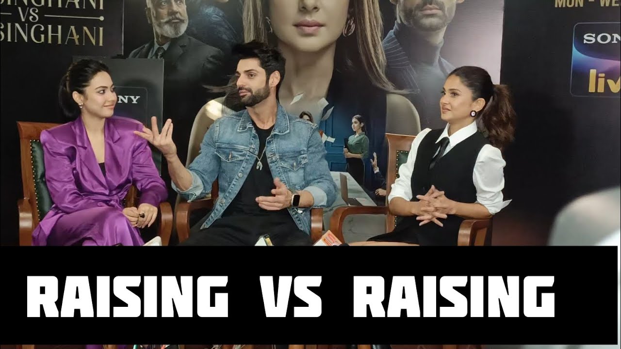 raisinghania vs raisinghania press conference with Karan Wahi Jenifer ...