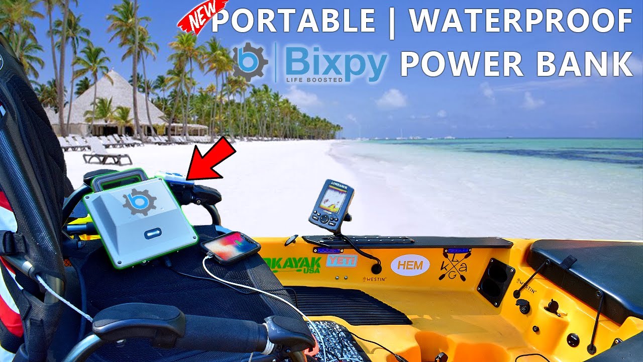 NEW Bixpy Waterproof Power Bank‼️UnBoxing/Review Kayak Battery 2020 ...