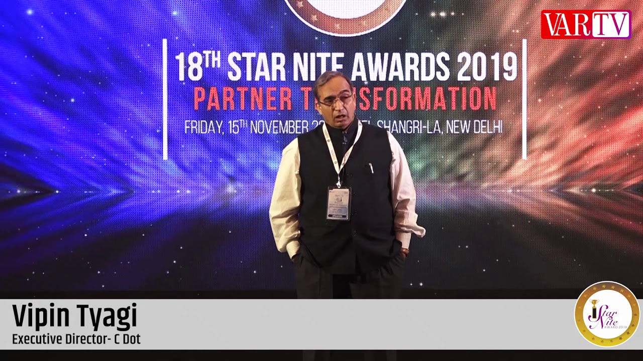 Vipin Tyagi, Executive Director - C Dot Part 1 at VAR Symposium 2019 ...
