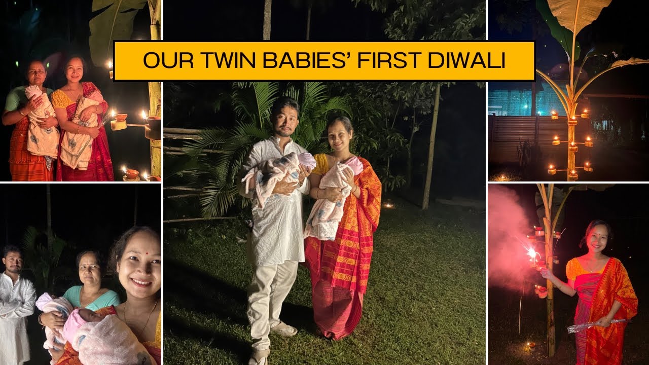 Our twin babies’ first Diwali 🪔 | Vlog #82 - YouTube