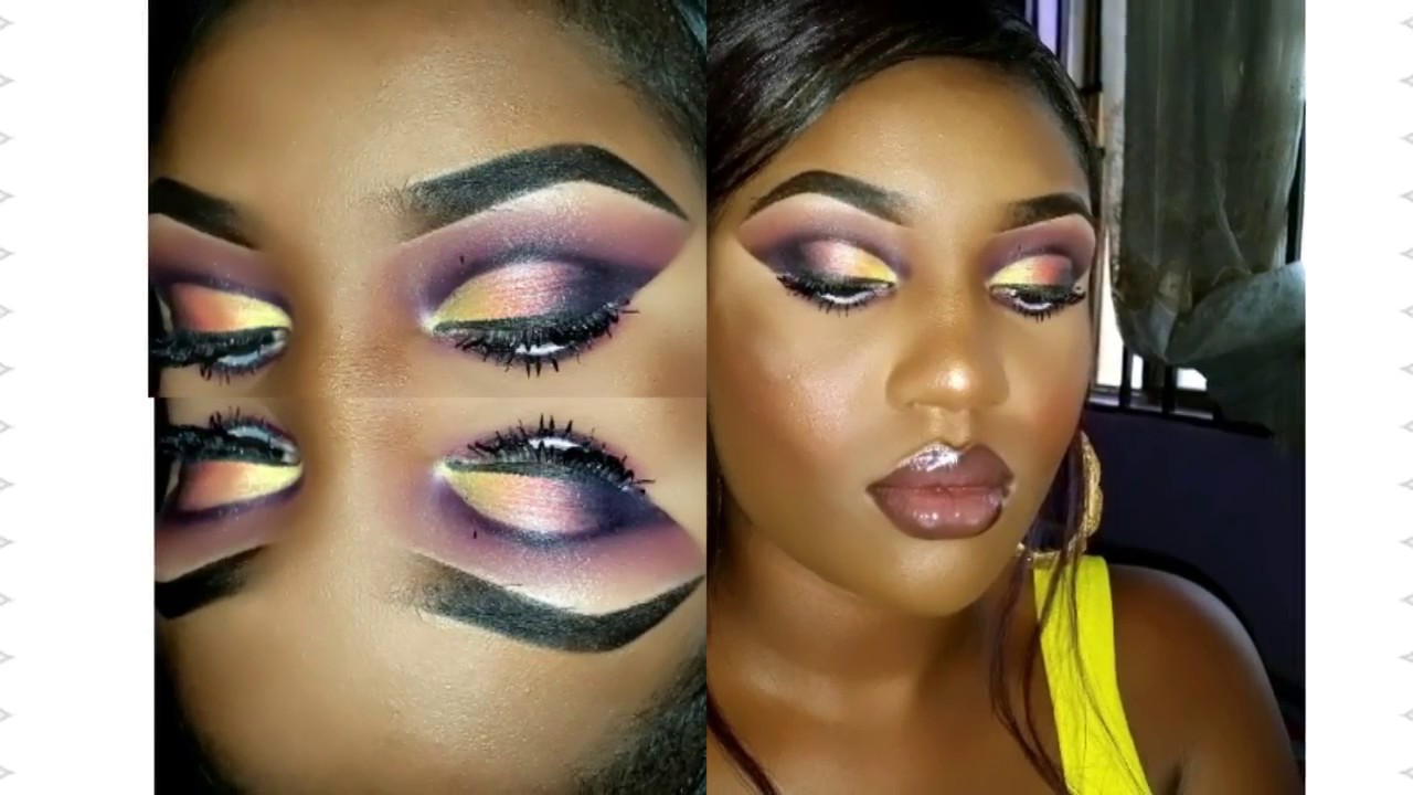 Semi Cut Crease/ full makeup tutorial - YouTube