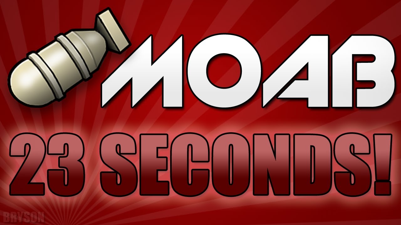 HOW TO GET A FAST MOAB! 23 SECONDS! (Worlds 2nd Fastest MOAB MW3) - YouTube