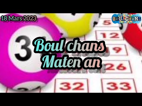 Boul Chans ki pwobab pou Tiraj Samedi maten 18 Mars 2023 - YouTube