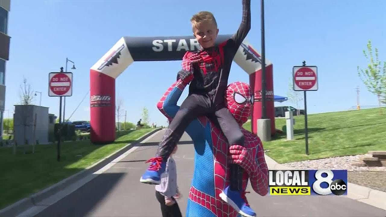 Hero Fun Run benefits 7-year-old - YouTube