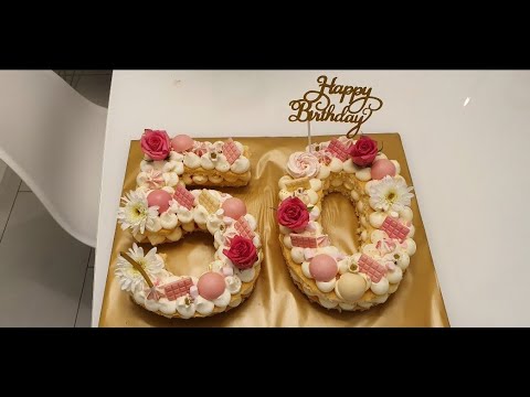 HARF PASTA TARİFİ 50. YAŞ PASTASI! Hazır gibi ev yapımı 🎂