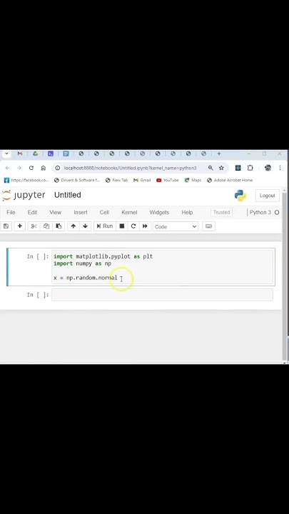 Lets Code Together😊😊😊python Matplotlib Pyplot Numpy Pandas Jupyter Jupyternotebook