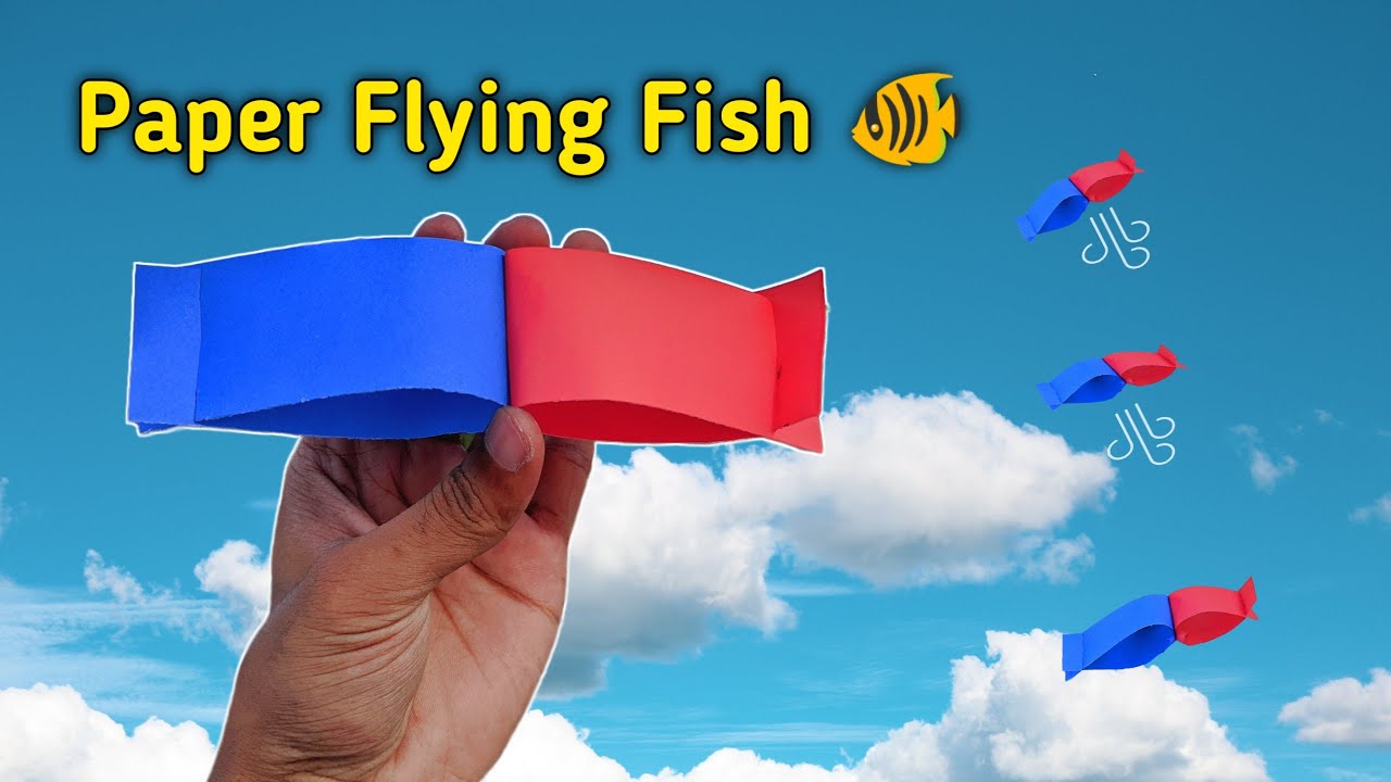 How to make Flying Fish paper plane | with A4 paper | BD Paper Plane ...