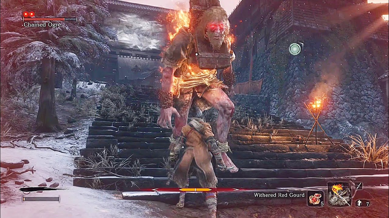 SEKIRO Shadows Die Twice | Chained Ogre | PS5 Gameplay Walkthrough ...
