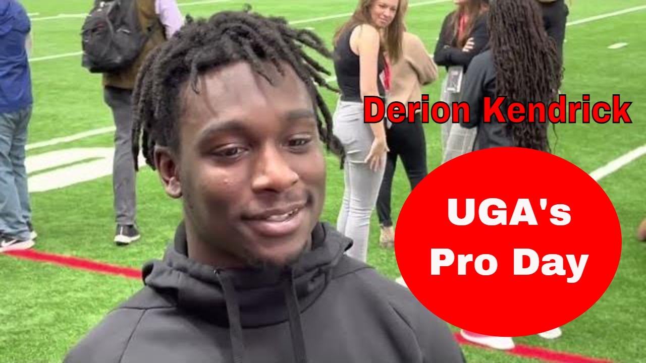 Derion Kendrick interview at UGA's Pro Day - YouTube