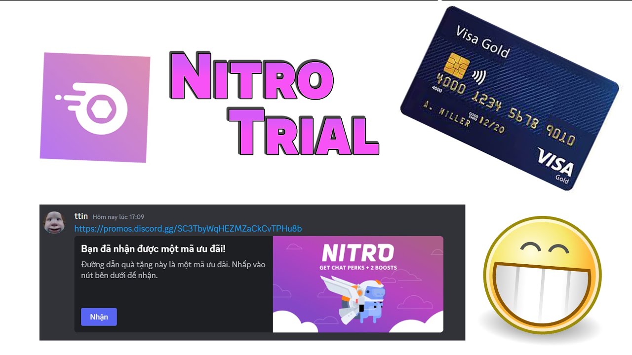 Nitro promo 3m va cach claim promo 3m | #1 discord - YouTube