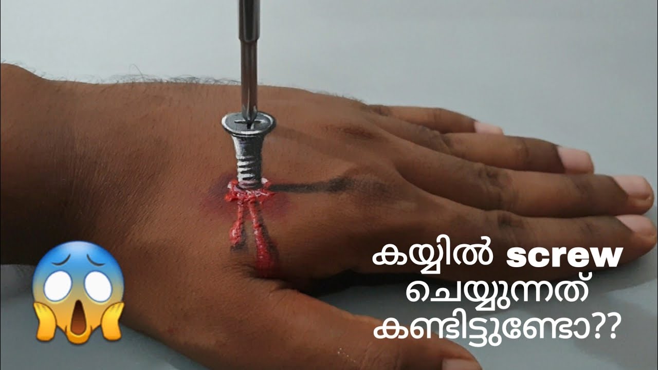 3D Drawing | Screwing on a hand | by Rahul Palur - YouTube