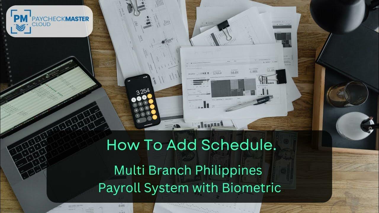 How To Add Schedule - Free Payroll System Philippines - YouTube
