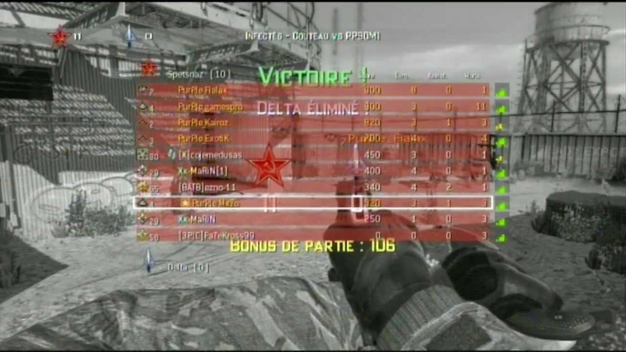MW3 : 2 PARTIES EN INFECTES AVEC LA PURPLE! GAMESPRO LE NORMANDIE ...