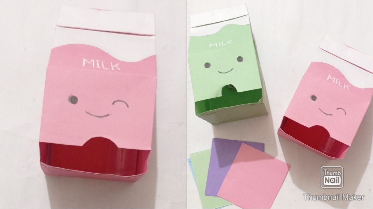 DIY MEMO PAD | How to make paper memo pad | origami crafts | cute kids ...