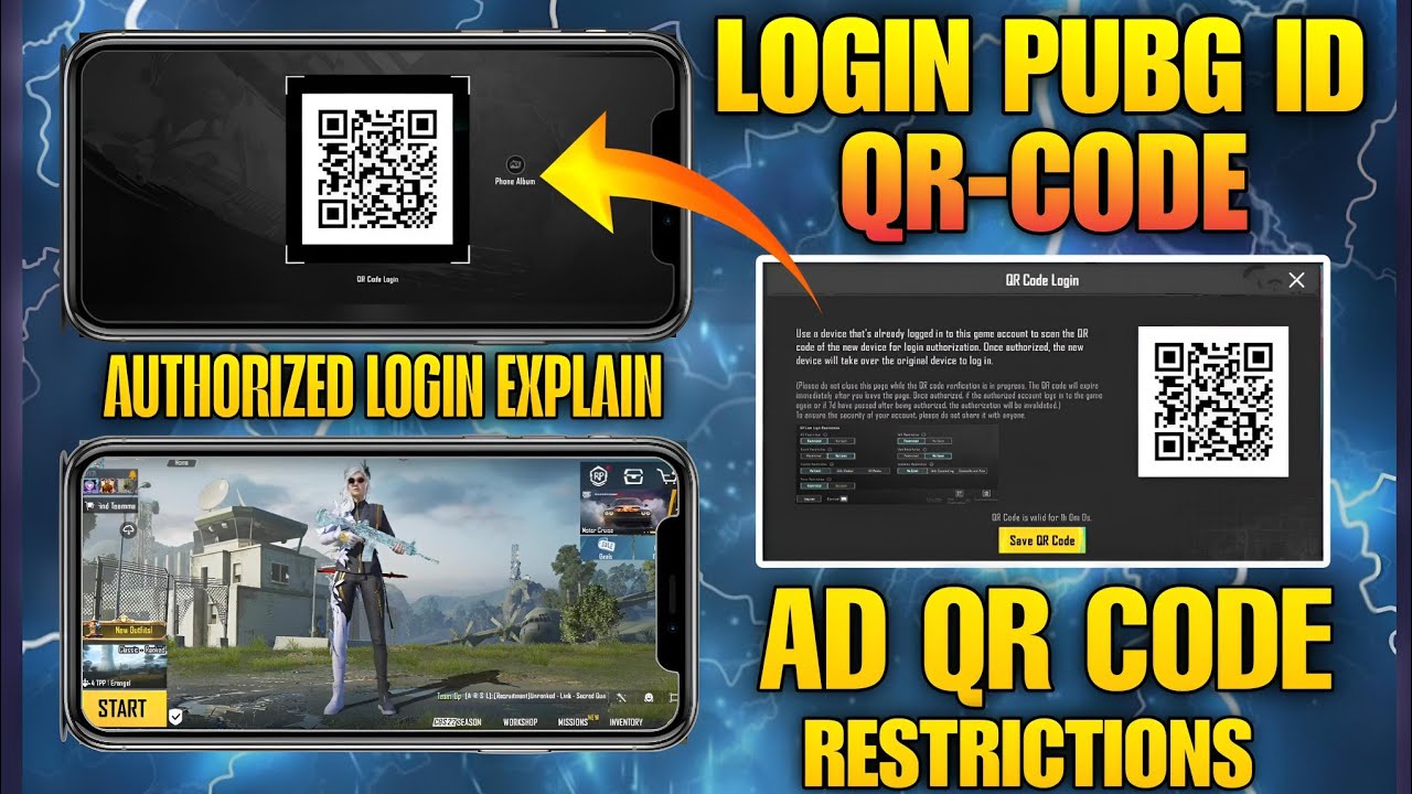 New QR Code Authorized Login System In PUBG | How To Login PUBG I'd ...