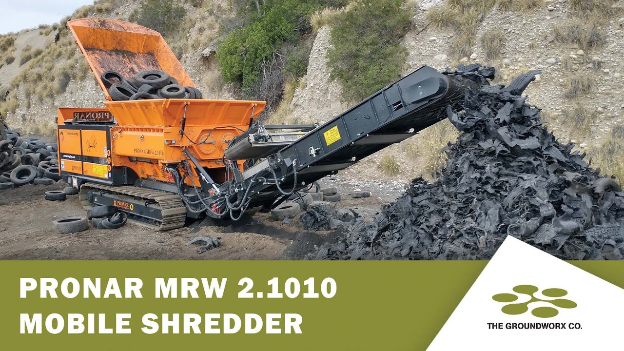 Pronar MRW 2.1010 Mobile Shredder - YouTube