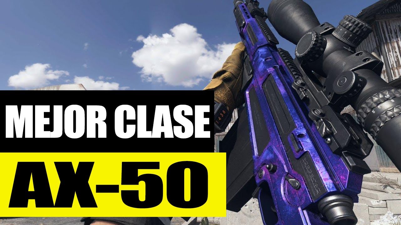 MEJOR CLASE *AX-50* para WARZONE | MEJOR SNIPER para WARZONE - YouTube