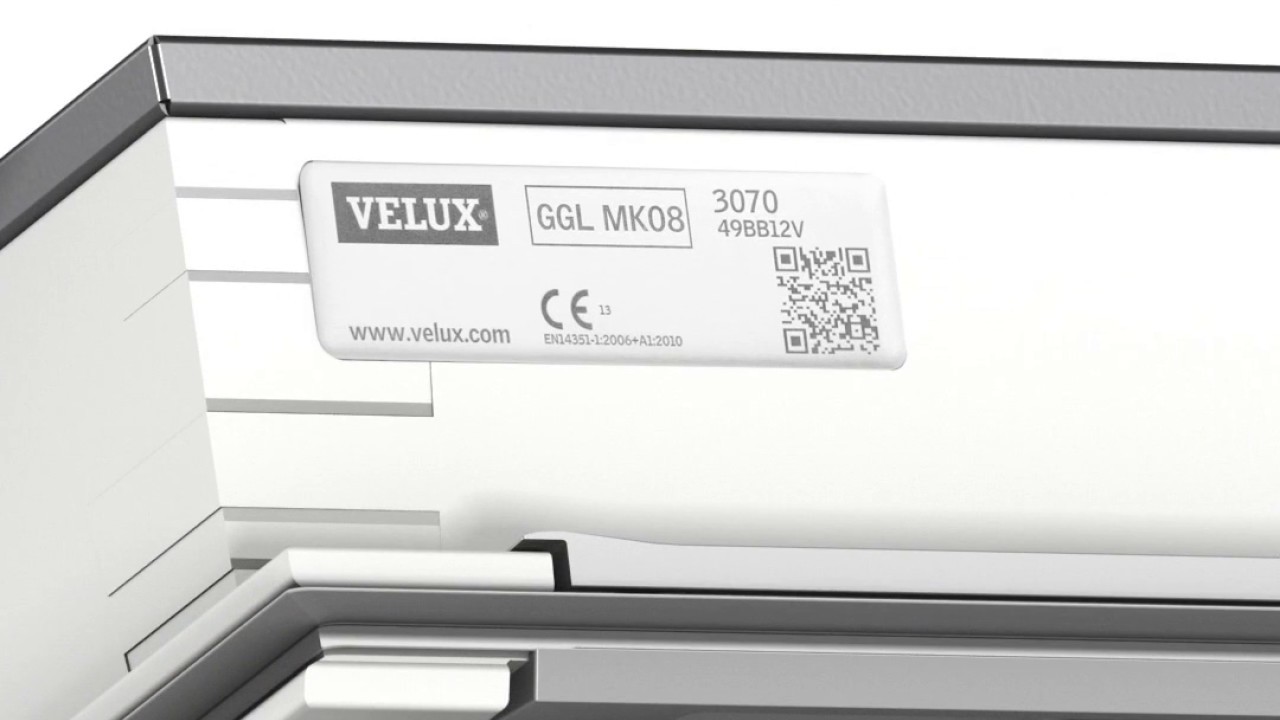 Finding the typesign plate on a VELUX Window - YouTube