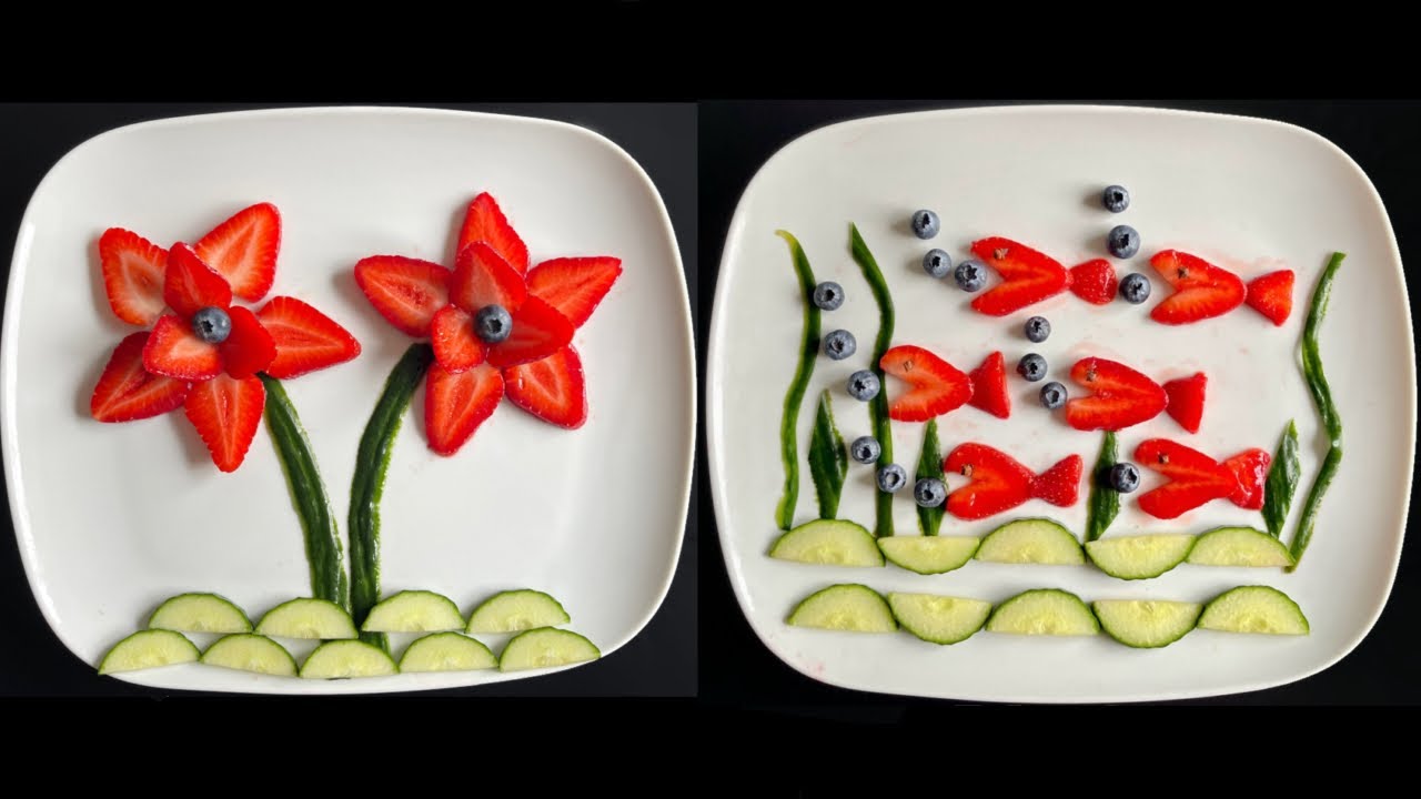 2 Beautiful Fruits Decoration /Gaye Holud’s Fruit Decoration /Fruit ...