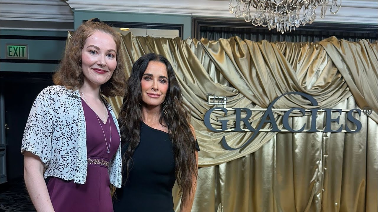 Kyle Richards Interview at the 50th annual Gracie Awards 2025 - YouTube
