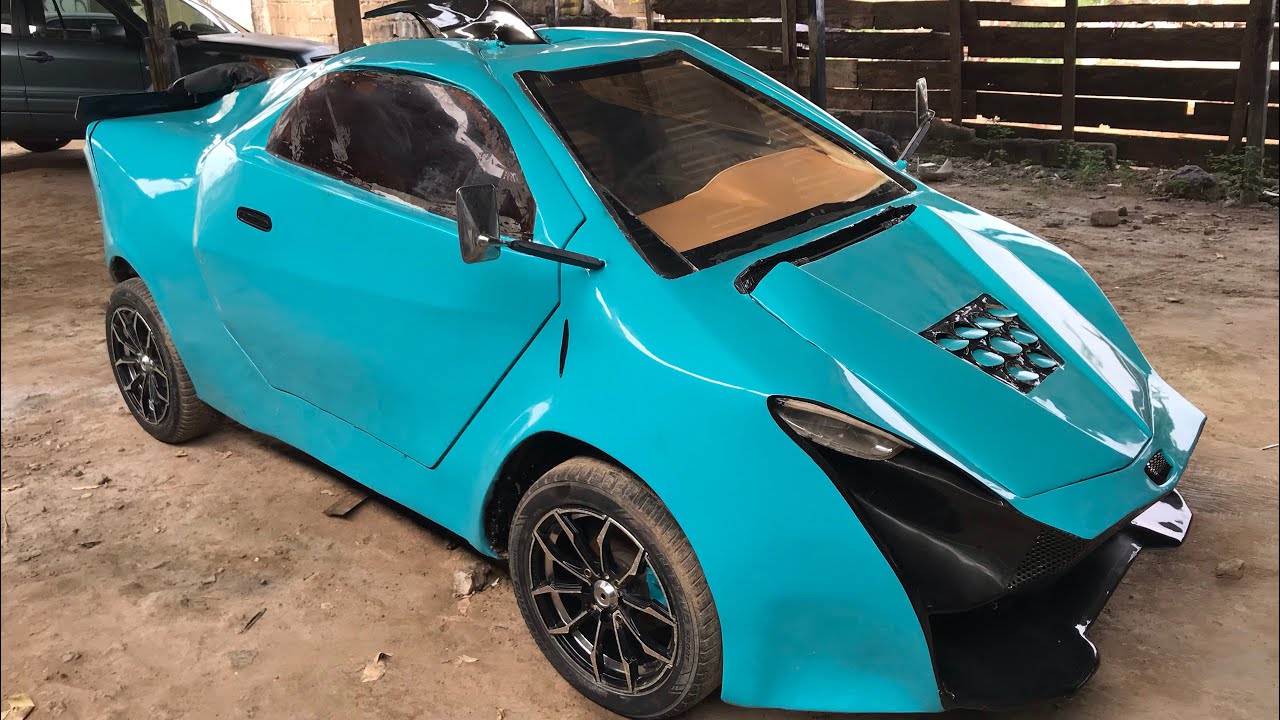 2023 World best hand made car completely built with scraps metal from ...