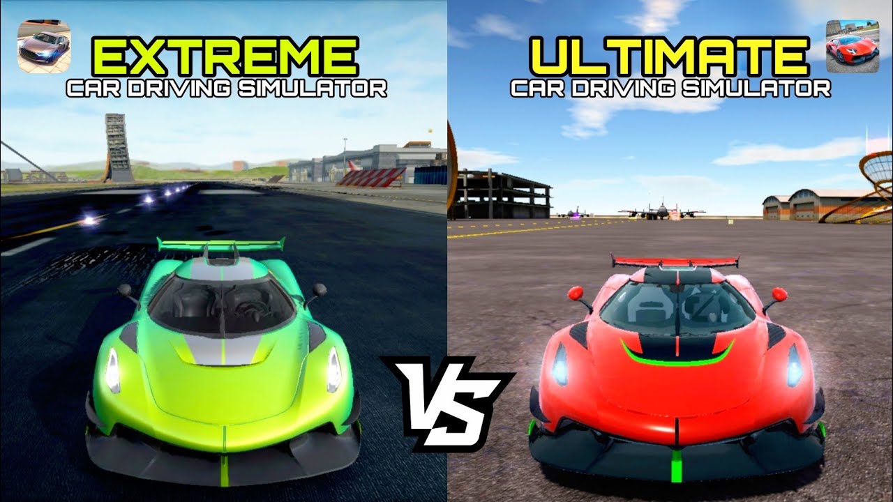 Koenigsegg Jesko - extreme car driving simulator vs ultimate car driving simulator - YouTube