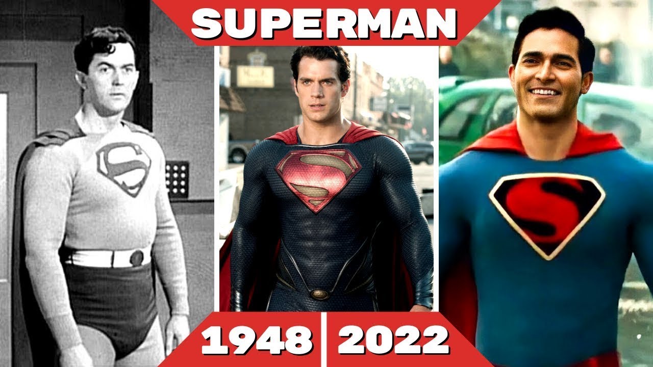 Evolution of Superman - YouTube