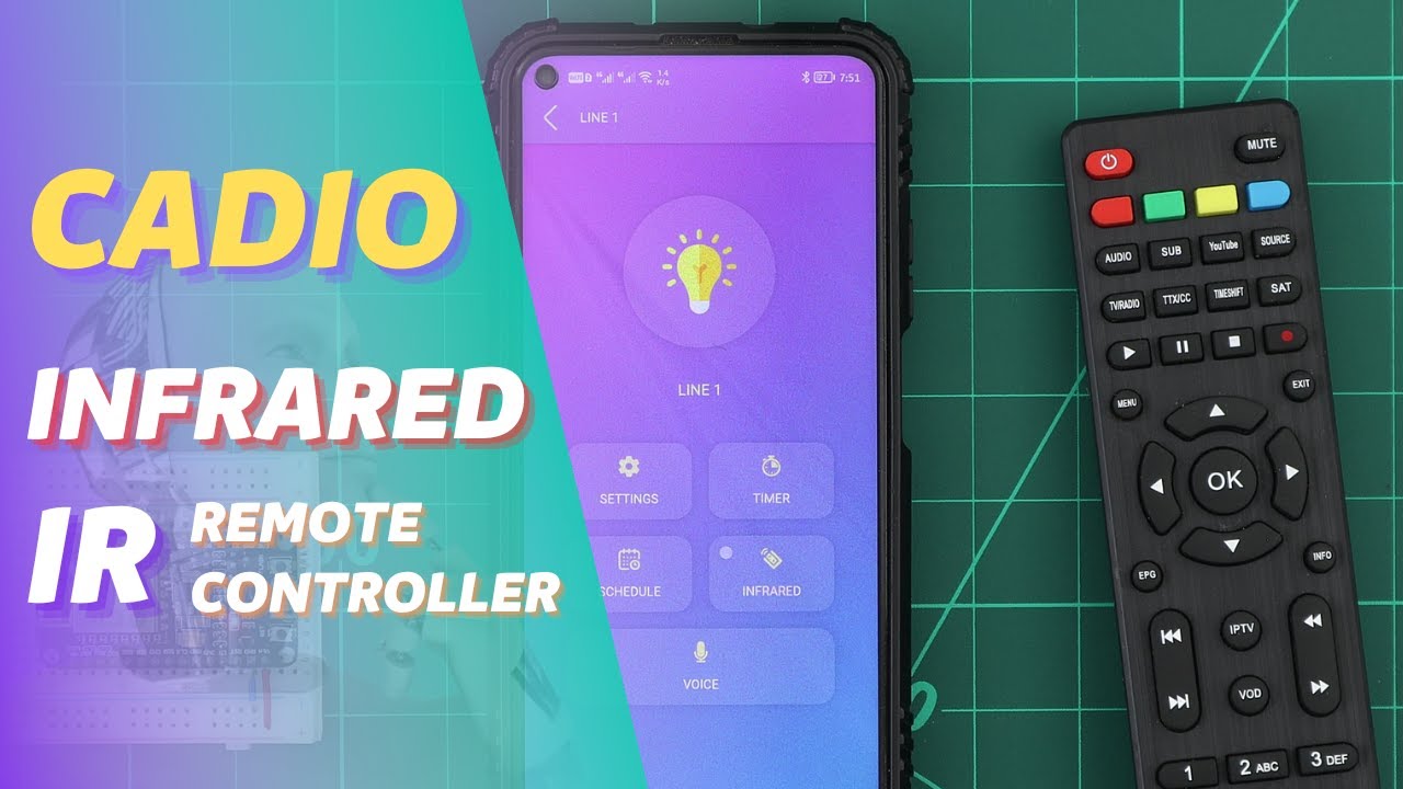 Control your CADIO devices with infrared remote controller (ESP8266 - ESP32) | CADIO Home ...